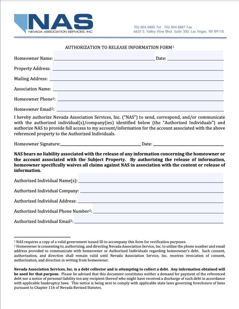 For Managers – Nevada Association Services Inc